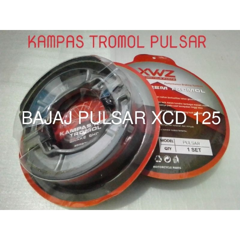 Jual KAMPAS TROMOL REM BELAKANG BAJAJ PULSAR XCD 125 / PULSAR BAJAJ XCD ...