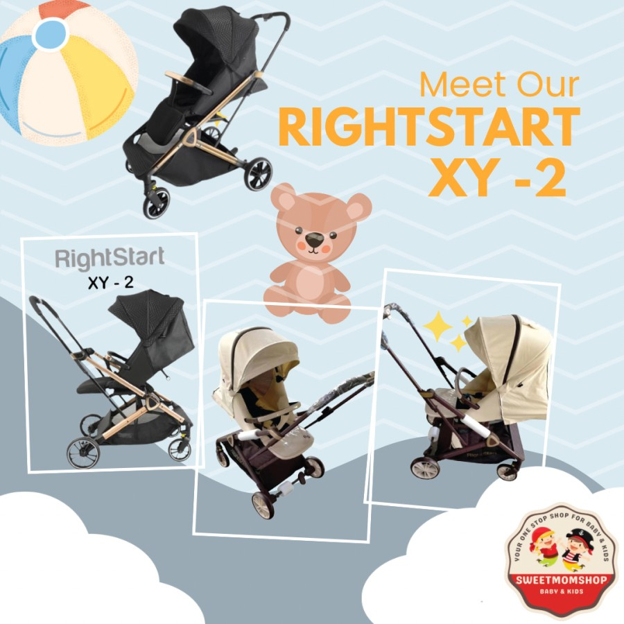 Jual Right start stroller xy-2 dorongan anak bayi | Shopee Indonesia