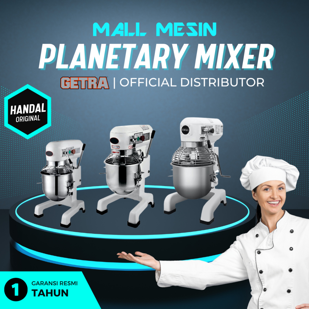 Jual Planetary Mixer Roti GETRA All Varian | Mesin Pengaduk Adonan Roti | Official Distributor ...