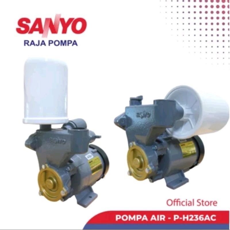 Jual MESIN POMPA AIR SANYO PWH 236 C NON OTOMATIS / MESIR AIR SANYO PH ...