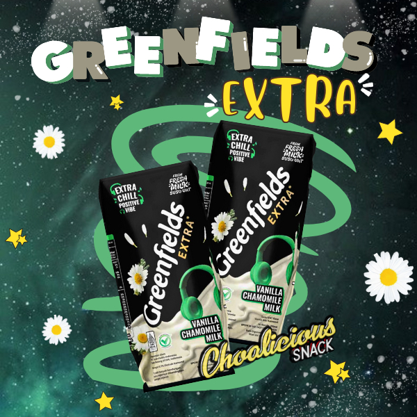 Jual GREENFIELDS Susu UHT Extra Vanilla Chamomile/Strawberry Rose/Honey ...