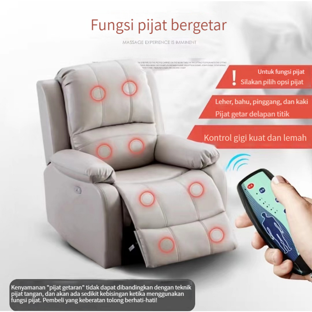 Jual Jutastore Sofa Lazy Chair Sofa Recliner Reclining Sofa Pijat ...