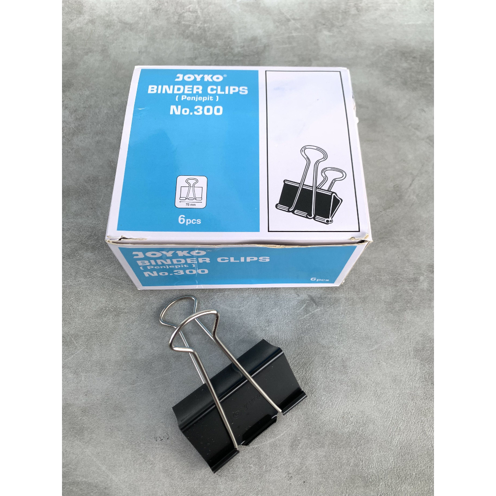 Jual Binder Clip / Klip / Penjepit Kertas Joyko 300 | Shopee Indonesia