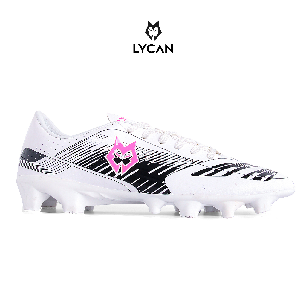 Jual LYCAN Sepatu Sepak Bola Senses FG White/Black | Shopee Indonesia