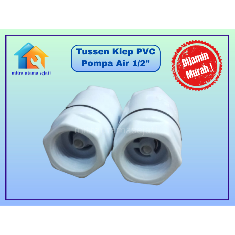 Jual Tusen Klep 1/2 Inchi Tosen Tossen PVC Pompa Air FINA | Shopee ...