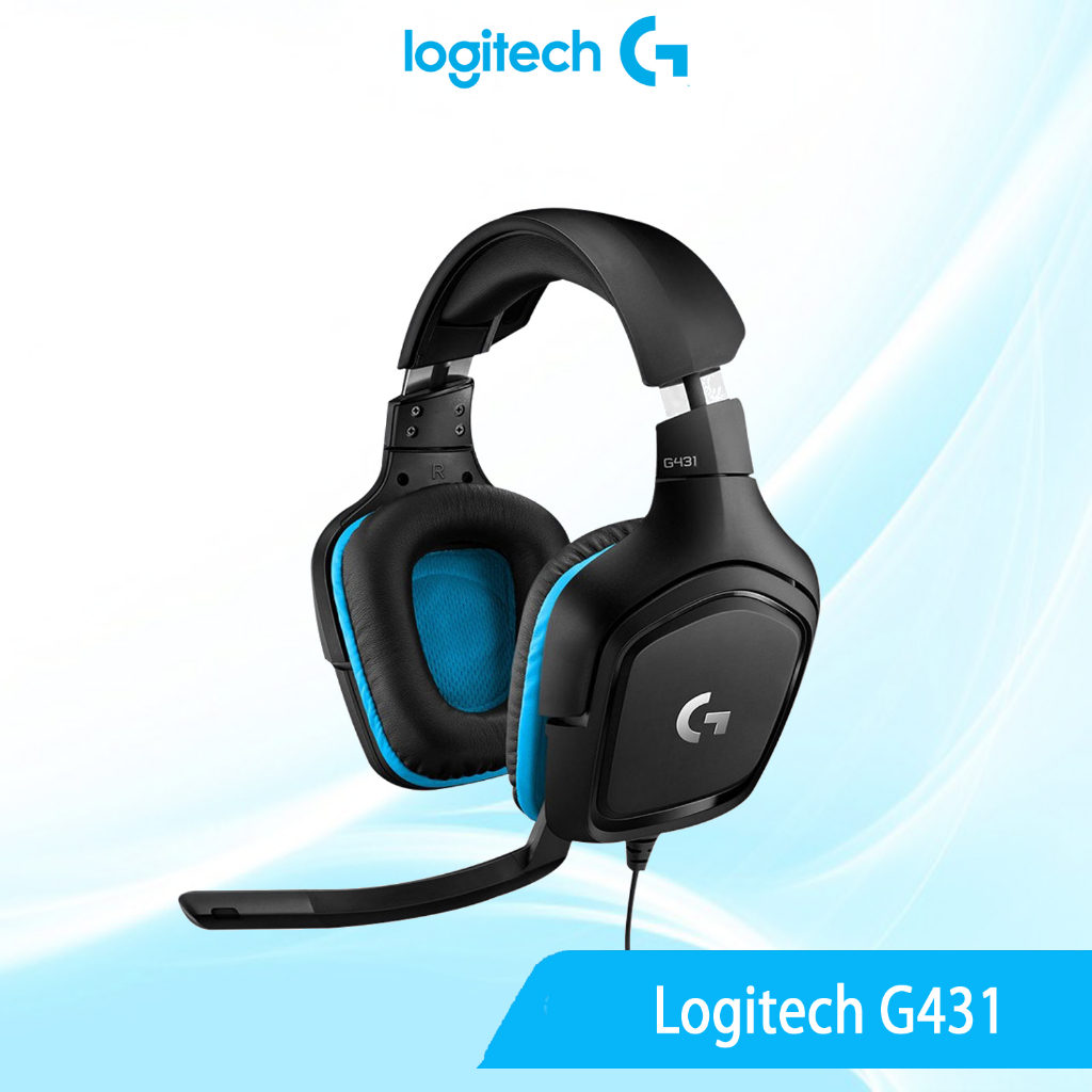 Jual Logitech G431 7.1 Headset Gaming Surround Sound - Garansi 2 Tahun | Shopee Indonesia