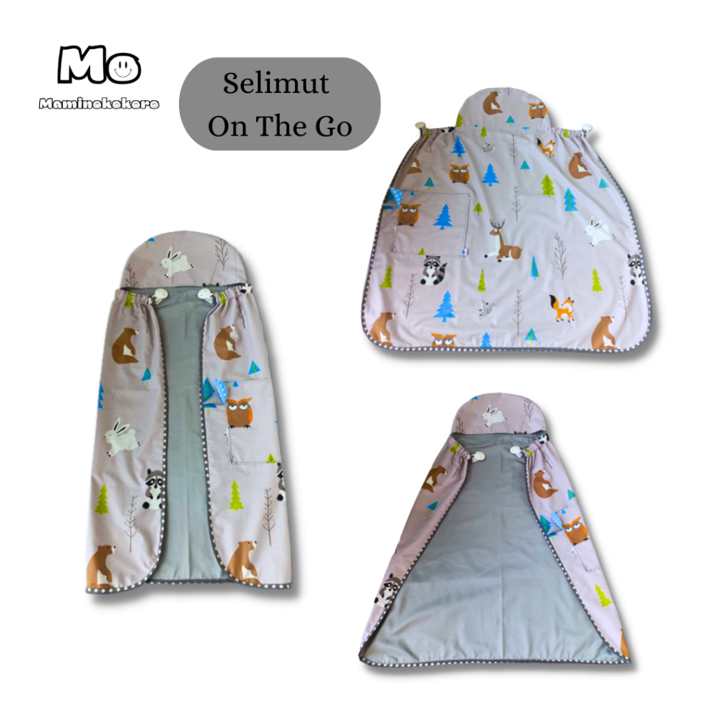 Jual Selimut Bayi On The Go | On The Go Baby Blanket | Selimut Multifungsi | Shopee Indonesia