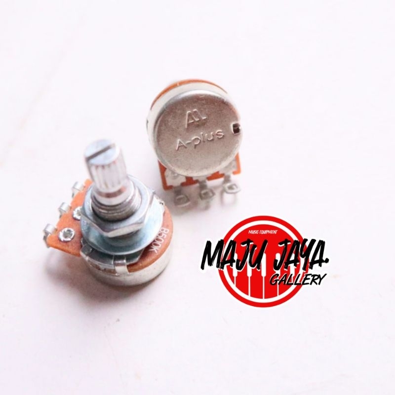 Jual potensio potentiometer gitar bass A500k B500k alpha korea or Aplus | Shopee Indonesia