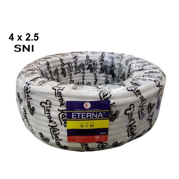 Jual Kabel Eterna NYM 4x2.5 |Kabel Eterna 4x2,5 /roll 50meter | Shopee Indonesia