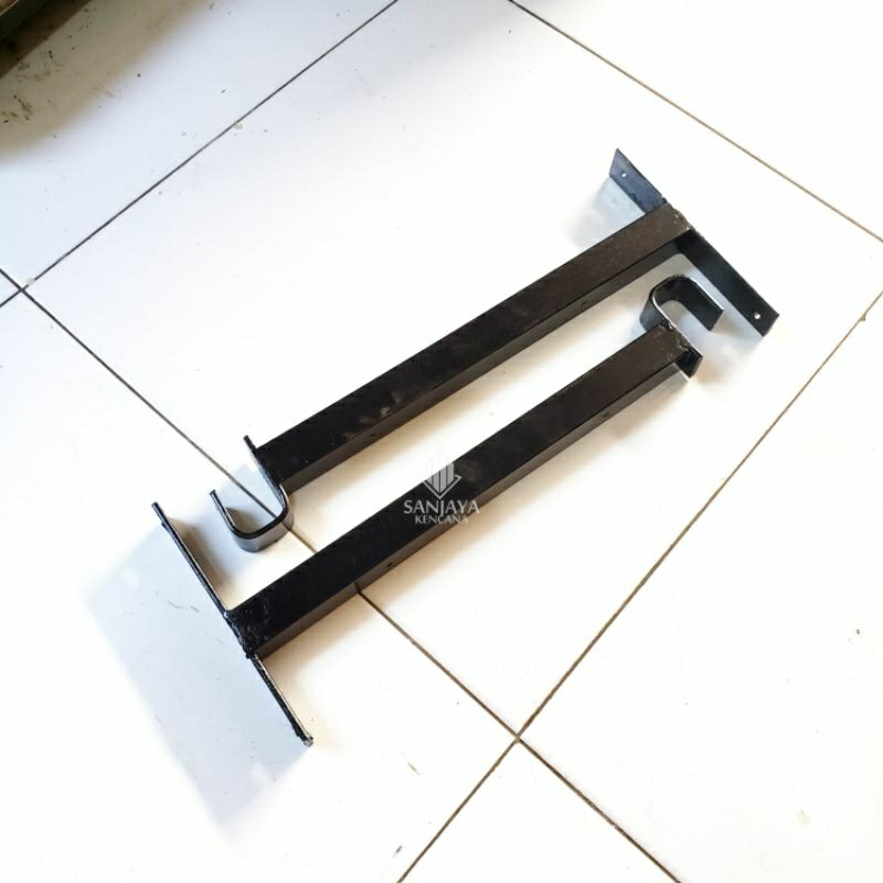 Jual (SK) Sepasang Bracket Besi Rak Ambalan Dinding Gantungan Baju ...