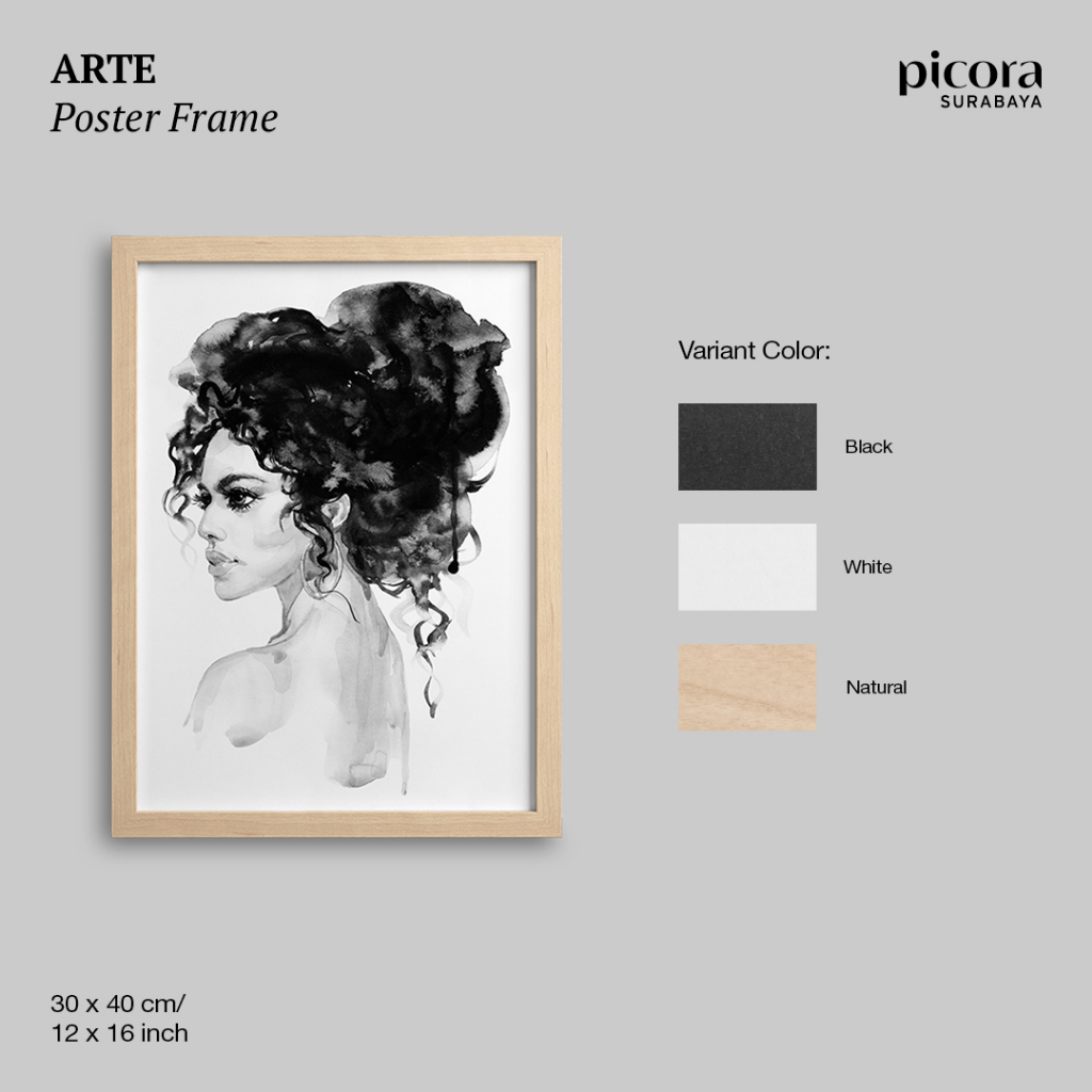 Jual [PICORA SURABAYA] ARTE Poster Frame 30x40cm Bingkai Pigura Foto ...
