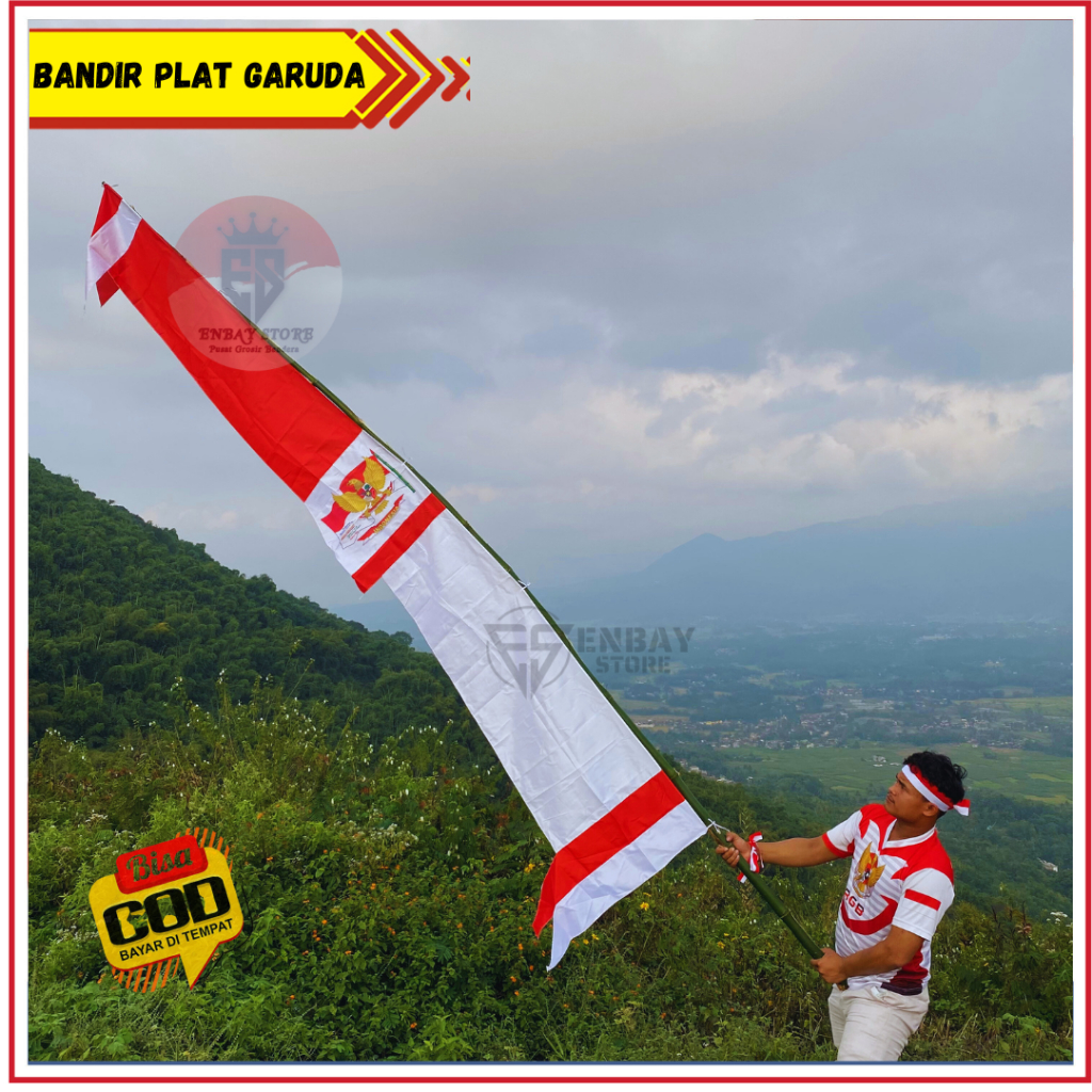 Jual Bendera Umbul Umbul Bandir Plat Garuda ( Isi 20pcs/1KODI) | Shopee Indonesia