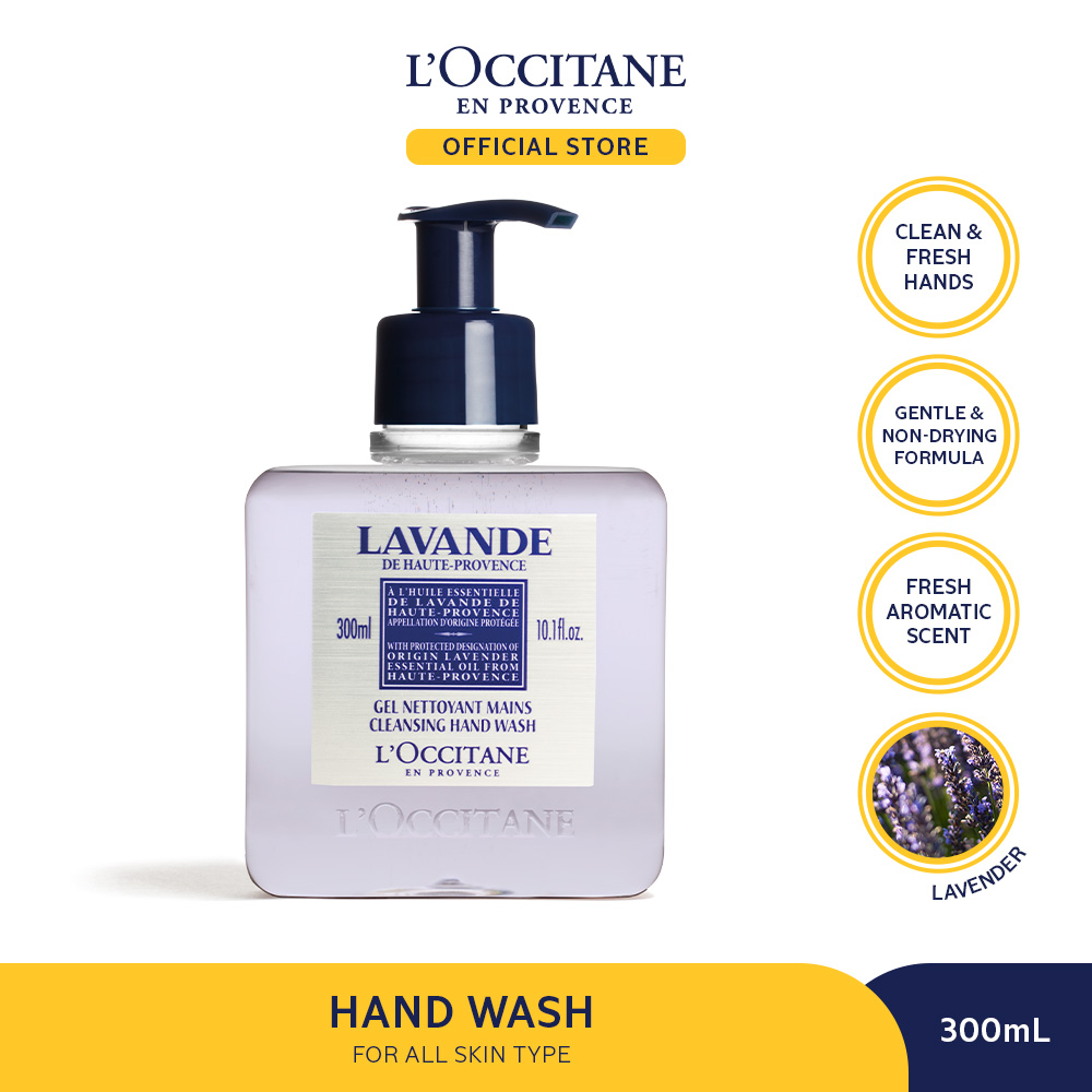 Jual L'Occitane Lavender Cleansing Hand Wash 300ml - Sabun Pembersih ...
