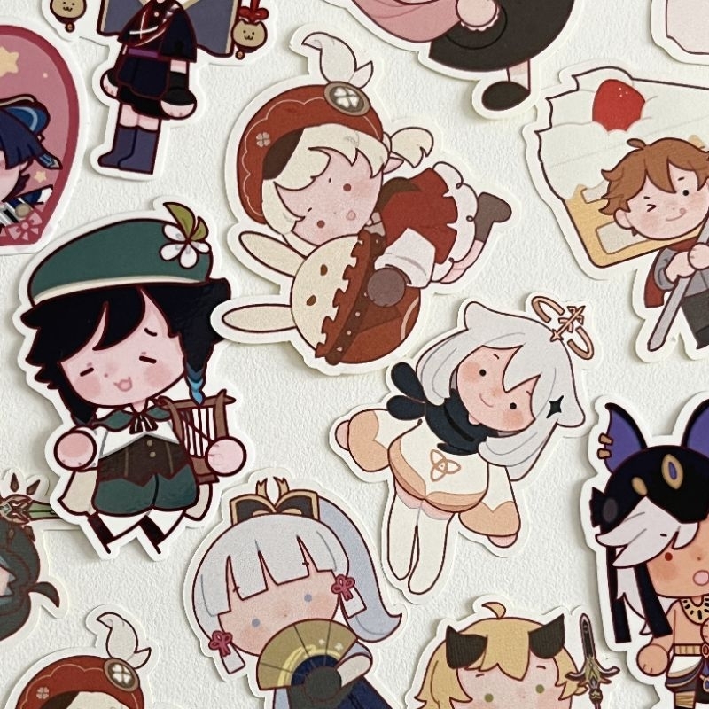 Jual Vinyl Sticker Genshin Fanmade | Cyno Venti Scara | Shopee Indonesia