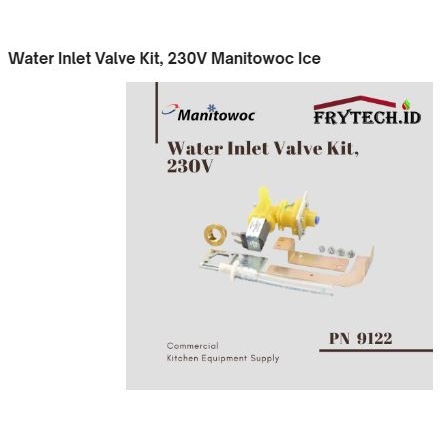 Jual Water Inlet Valve Kit, 230V Manitowoc Ice | Shopee Indonesia