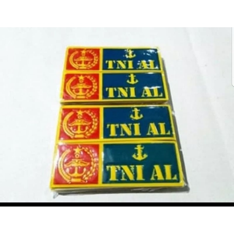 Jual Stiker plat embos TNI AL | Stiker plat motor | stiker Kecil ...