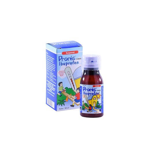 Jual Proris Forte ( Ibu Profen ) Suspensi 50 ml/ Menurunkan deman ...
