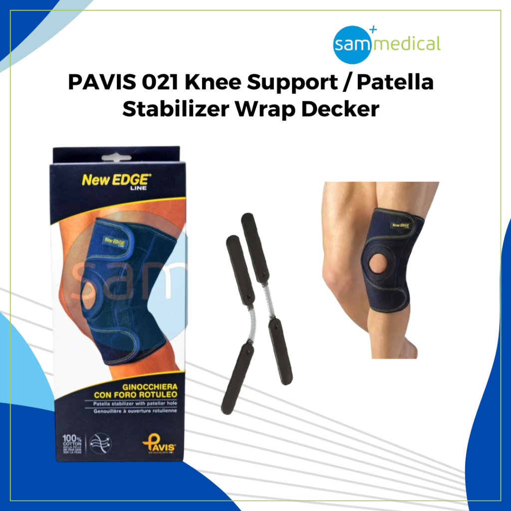 Jual PAVIS 021 Knee Support Patella Stabilizer Wrap Decker | Shopee ...