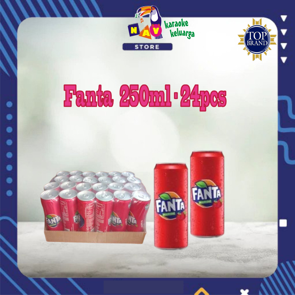 Jual Fanta Strawberry 250ml - 24 pcs | Shopee Indonesia