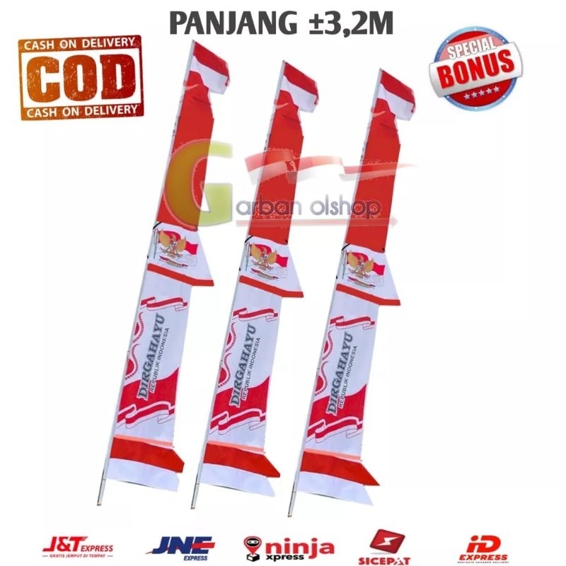 Jual bendera bandir dirgahayu isi 20pcs | Shopee Indonesia