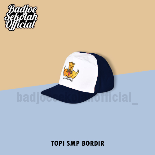 Jual SERAGAM SEKOLAH | TOPI SEKOLAH SMP BORDIR | Shopee Indonesia