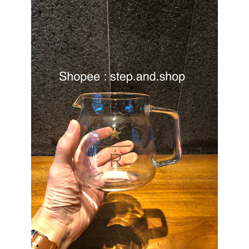 Jual Starbucks Reserve Pitcher Glass - R Star White Transparent ...