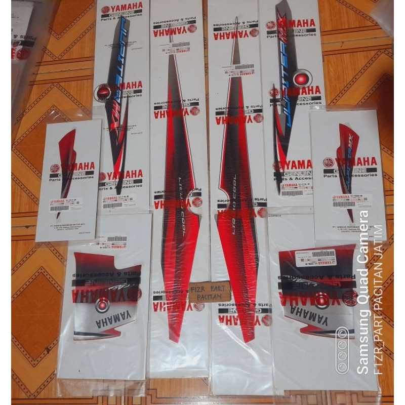 Jual STIKER STRIPING GRAPHIC JUPITER MX LAMA old EXCITER SPARK LC MERAH ...