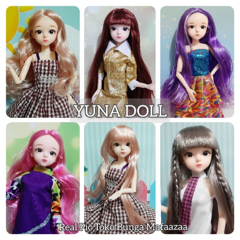 Jual BONEKA YUNA BONEKA PIVOTAL 26 SENDI MATA 3 DIMENSI 3D EYES BONEKA ...