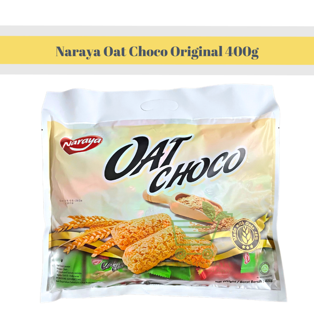Jual Naraya Oat Choco 400g (40pcs @10g) | Shopee Indonesia