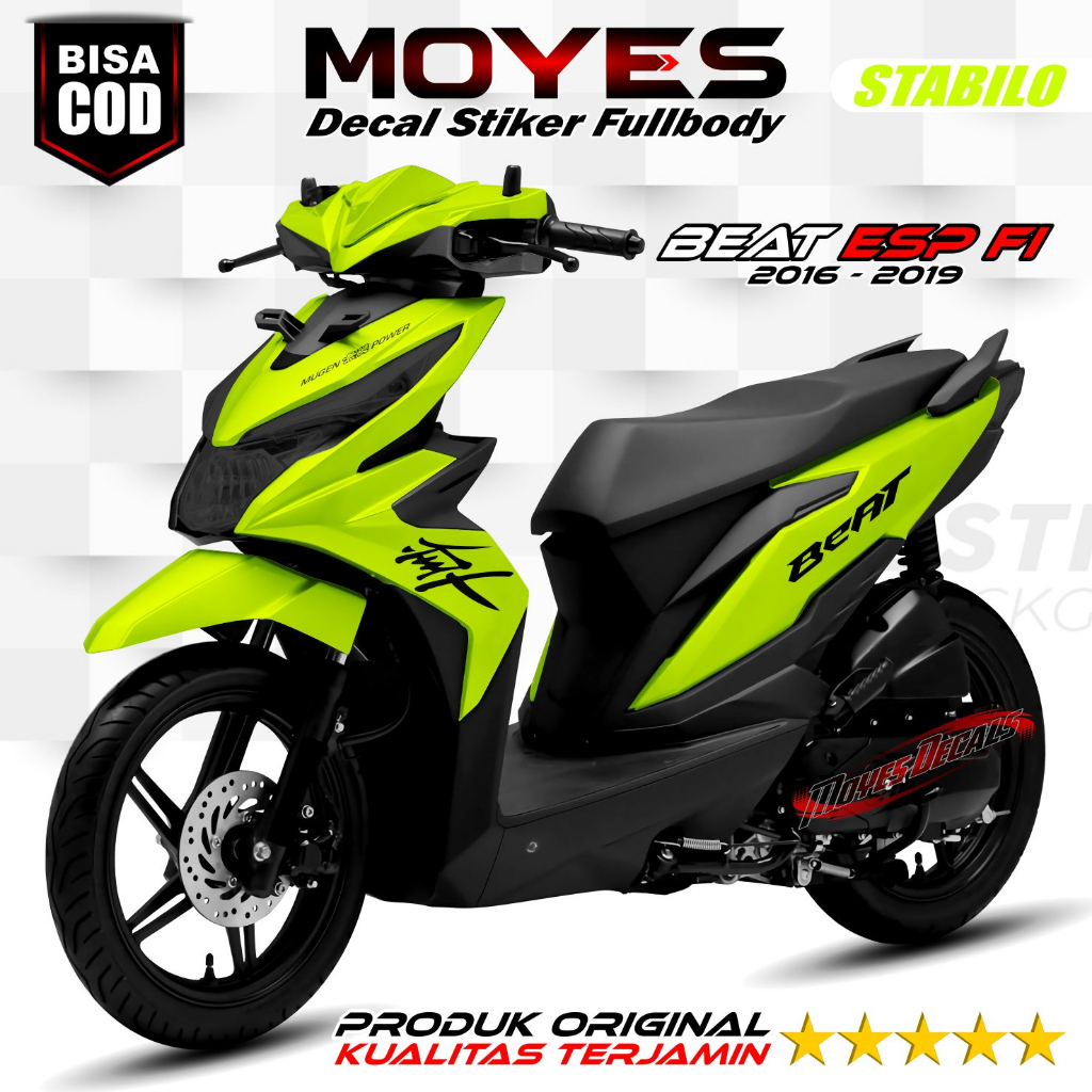 Jual BAYAR DI TEMPAT... Decal Beat Esp FI Fullbody / Stiker Beat Esp ...