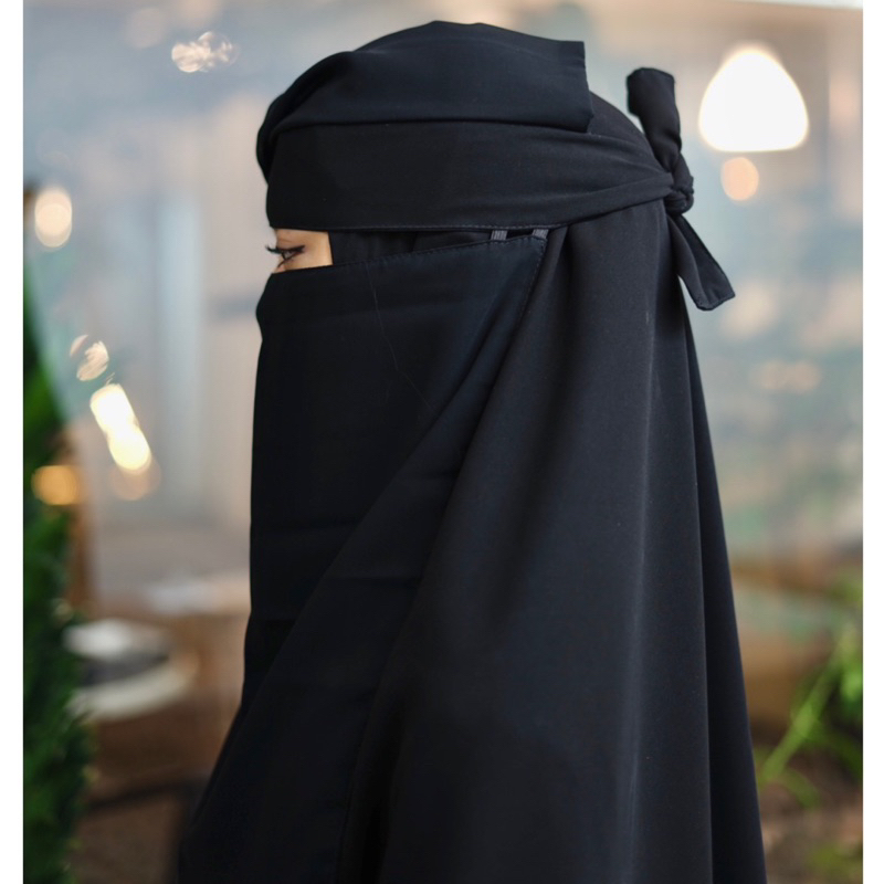 Jual Niqab Bandana Poni Pulldown by Hadziq Exclusive | Shopee Indonesia