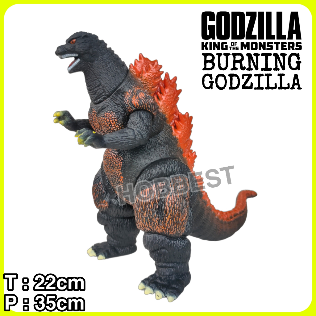 Jual BURNING GODZILLA Jumbo - Action Figure Monster Miniatur Pajangan Mainan Monster Gojira ...