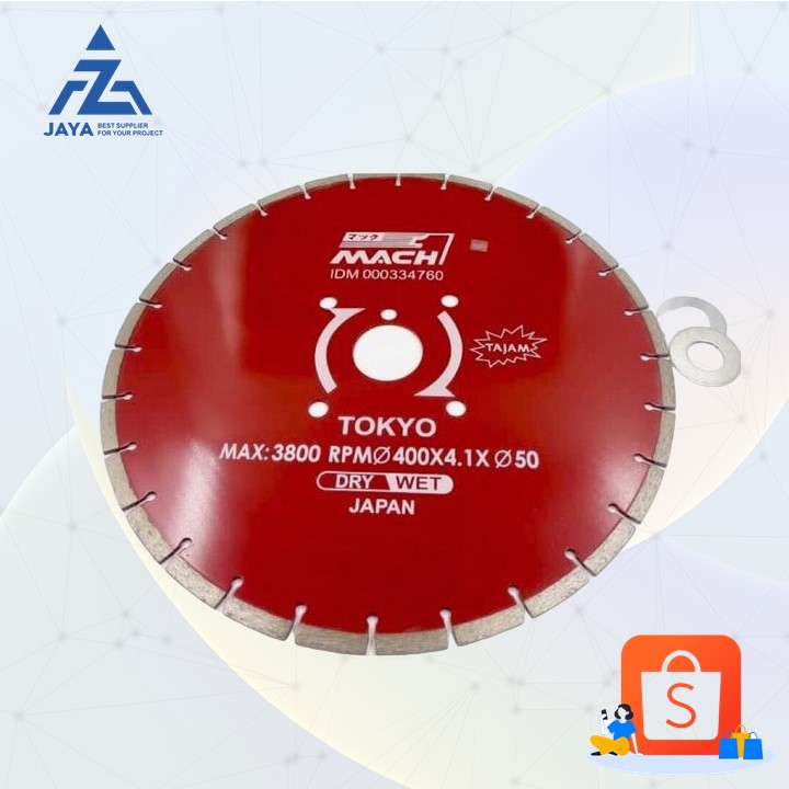 Jual Mata Potong Beton/ Aspal 16" Inchi Diamond Wheel Tokyo 400mm ...