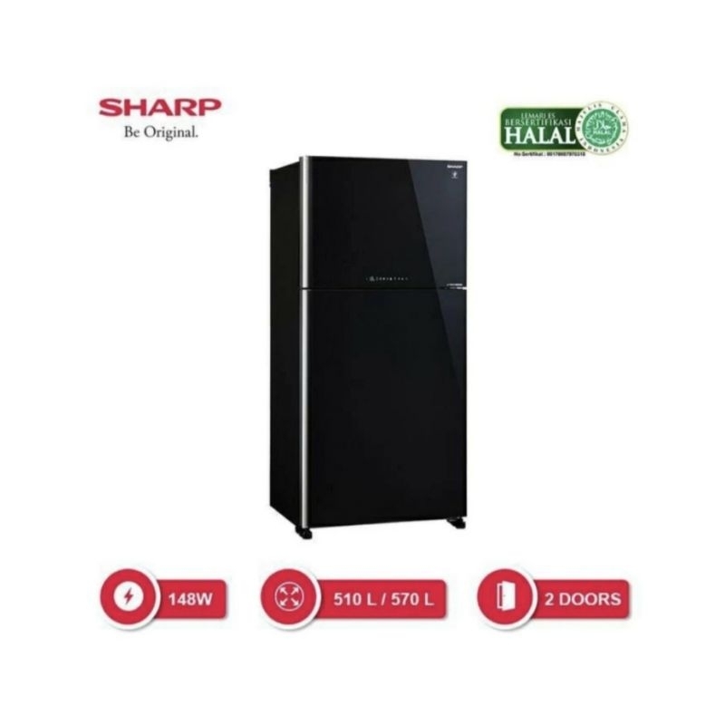 Jual Kulkas Sharp 2 Pintu SJ-IG763PG-BK J-tech Inverter | Shopee Indonesia