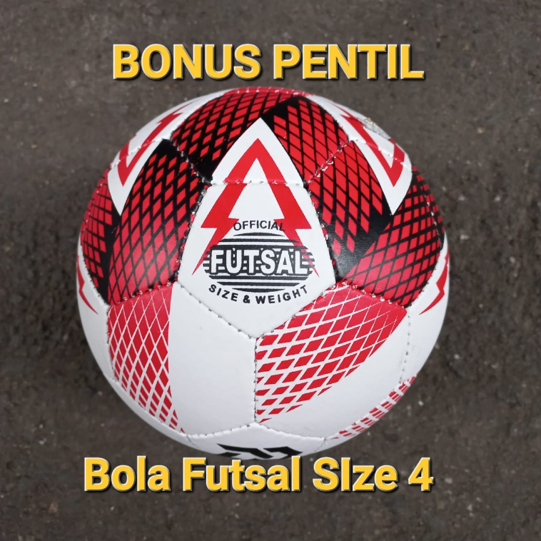 Jual BOLA FUTSAL SIZE 4 / BOLA FUTSAL ANAK / BOLA MURAH BONUS PENTIL ...
