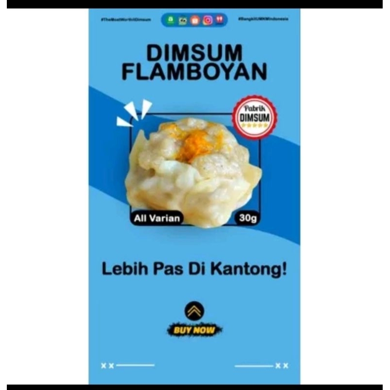 Jual Flamboyan Dimsum isi 50 Pabrik Dimsum Halal | Shopee Indonesia