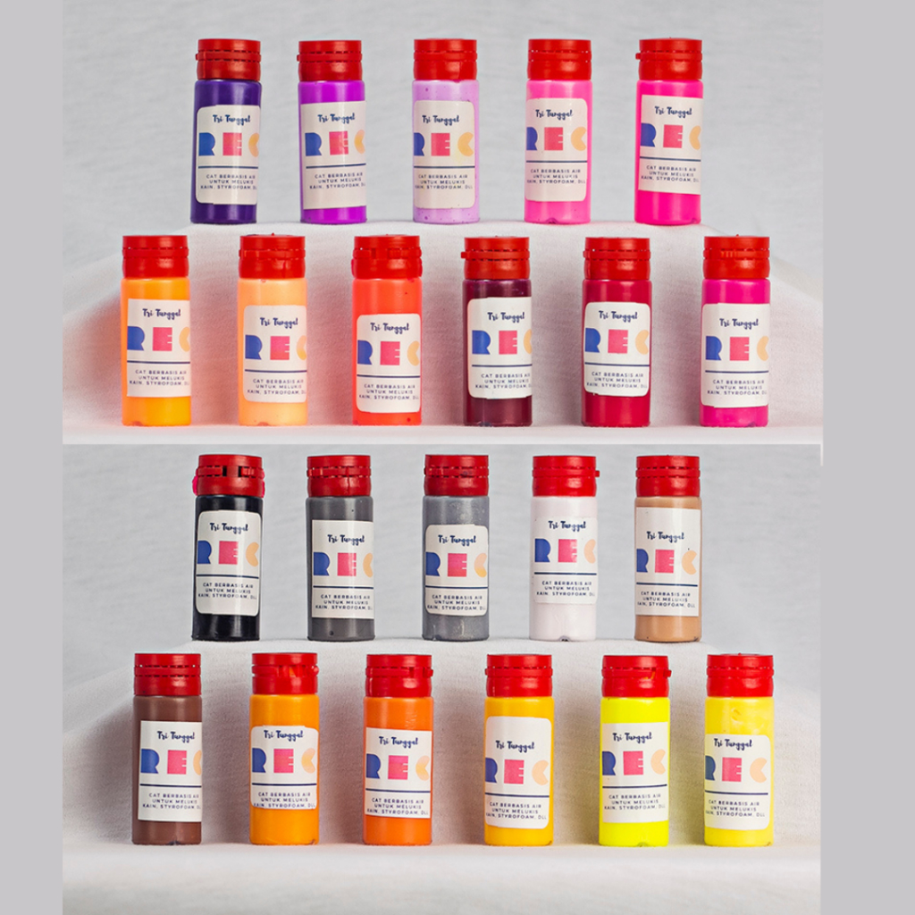 Jual REC 30gr Pewarna Cat Poster Warna Warni Multifungsi Kain Gambar ...