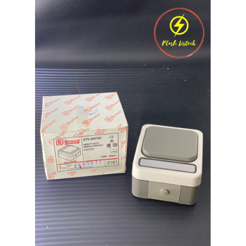 Jual [Broco] Saklar Engkel Atlantic Broco 2161 Single Socket Atlantic ...