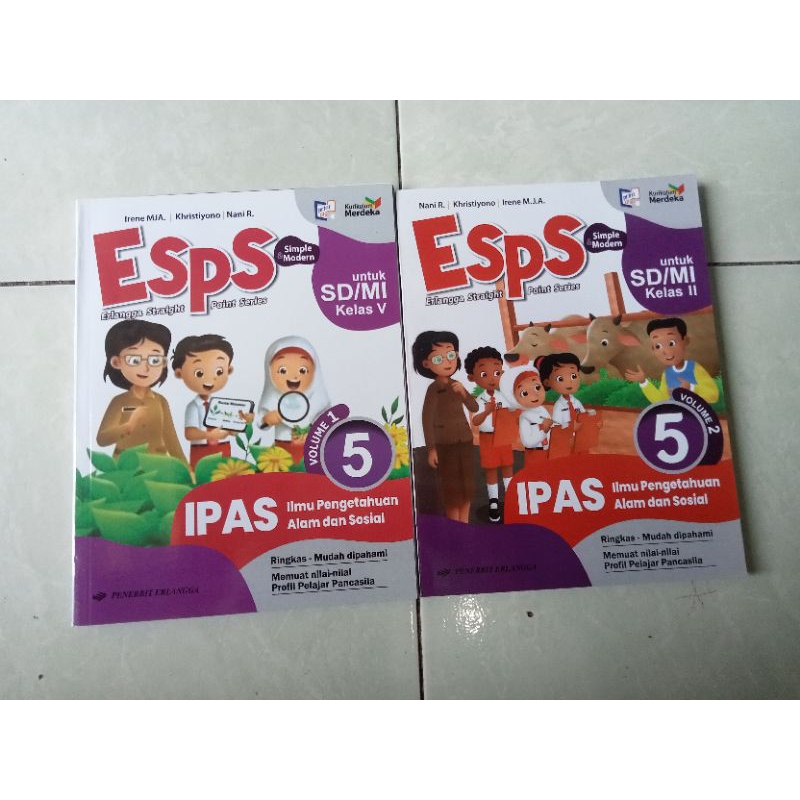Jual ESPS IPAS UNTUK SD KELAS 5 VOL 1-2 | Shopee Indonesia