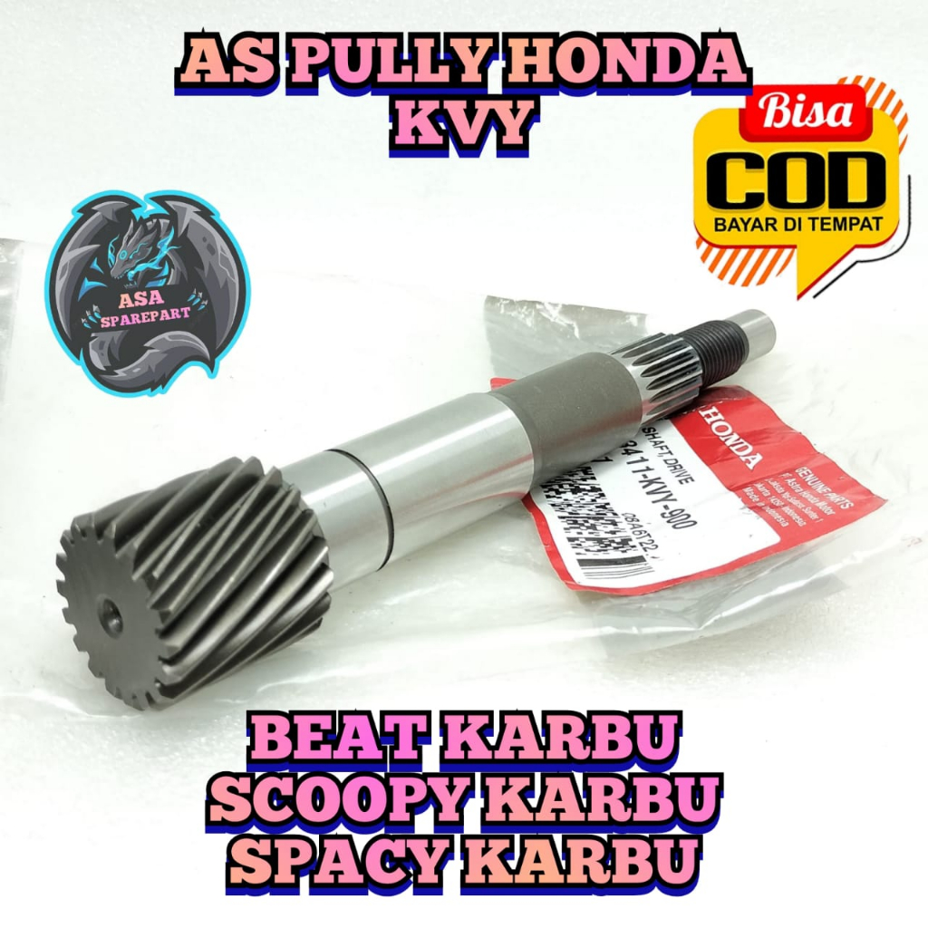 Jual AS PULLY BELAKANG KVY ASLI ORIGINAL Motor HONDA BEAT KARBU Bit ...