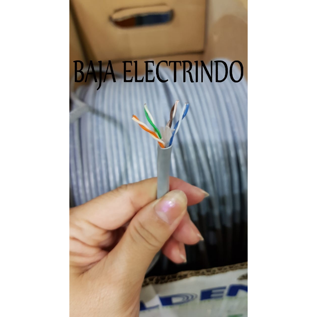 Jual Kabel UTP CAT6 BELDEN 7814A Meteran Cat 6 BELDEN | Shopee Indonesia