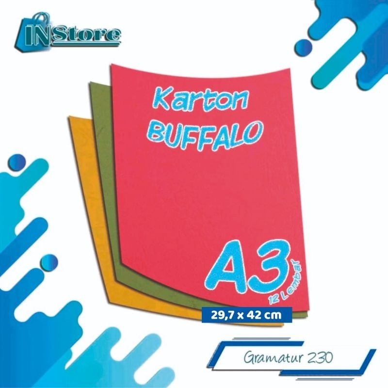 Jual KARTON BUFFALO A3, 29.7 x 42cm | Shopee Indonesia