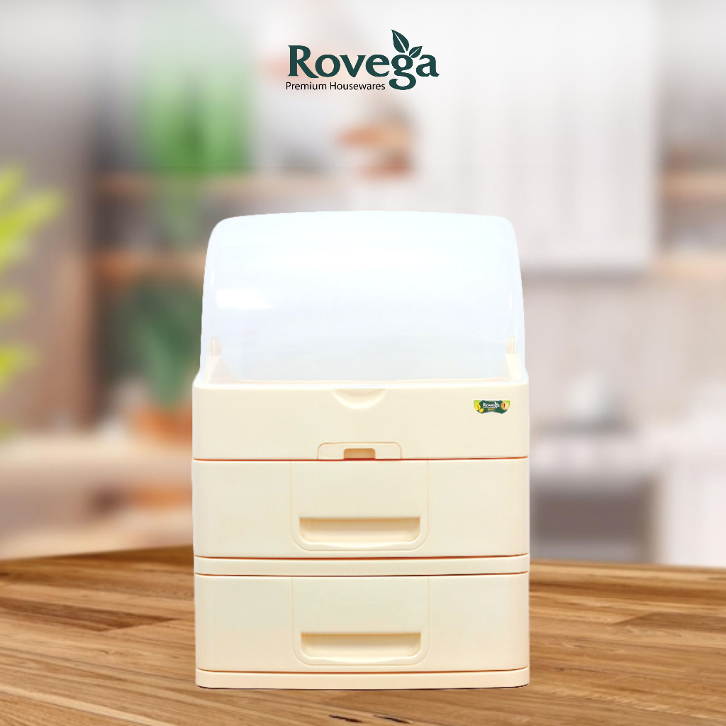Jual Rovega Rak Piring Premium Dish Cabinet Modys DRM-879 LCR | Shopee ...
