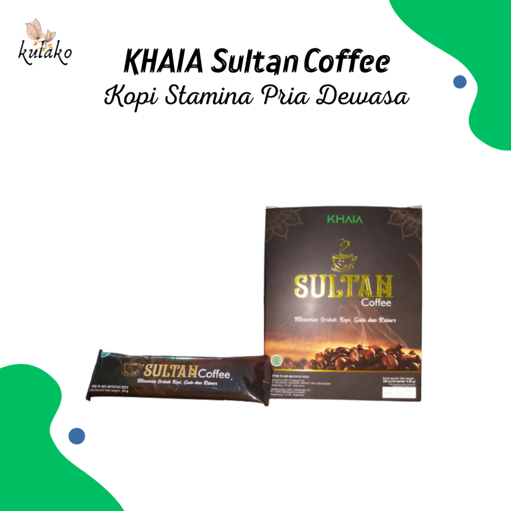 Jual Khaia Sultan Coffee Kopi Hitam Bubuk Minuman Herbal Untuk Menjaga Kesehatan dan Stamina ...