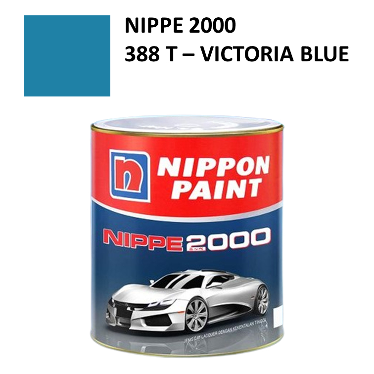 Jual Nippon Paint - Cat Duco NC Nippe 2000 - Kode 388-T (Victoria Blue) 1 Liter | Shopee Indonesia