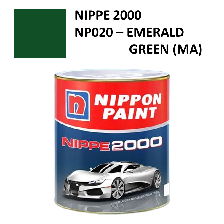 Jual Nippon Paint - Cat Duco NC Nippe 2000 - Kode NP020 (Emerald Green - MA) 1 Liter | Shopee ...