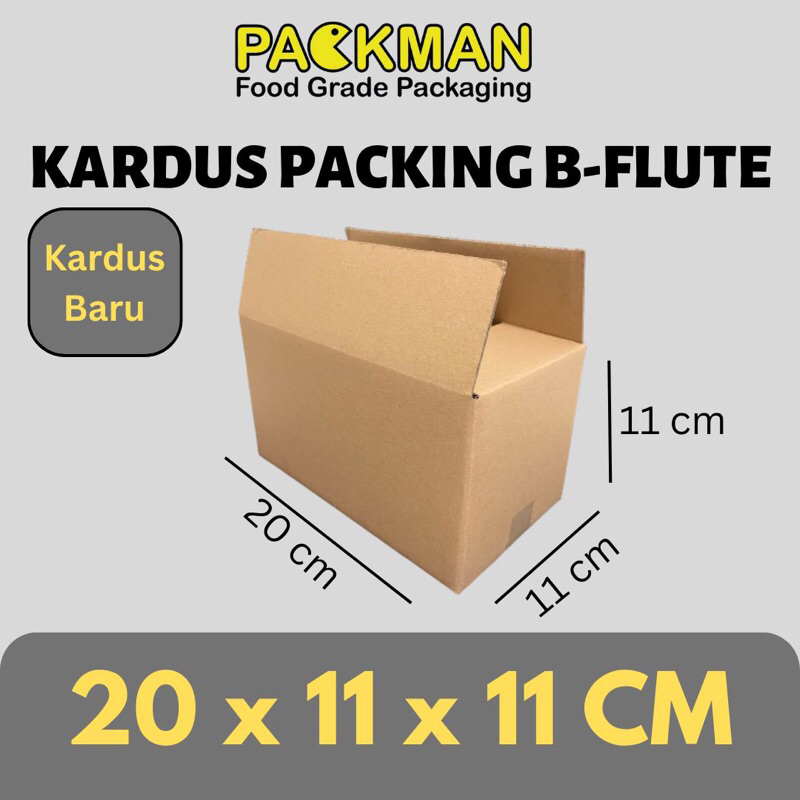 Jual KARDUS PACKING 20x11x11 cm / BOX KARTON CORUGATED B-FLUTE ...