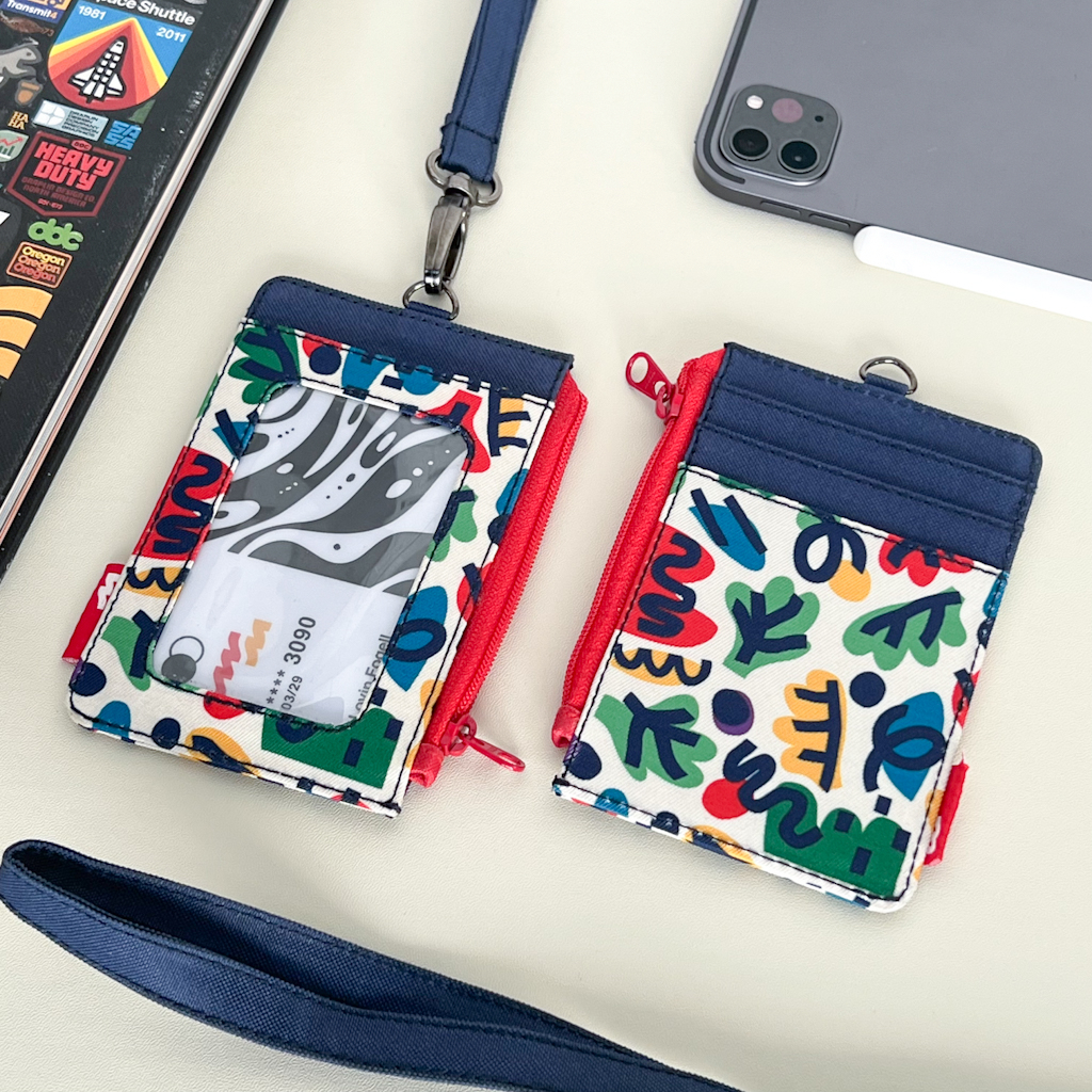 Jual ID Card Holder Hanging Wallet Name Tag Lanyard Dompet Kartu ...