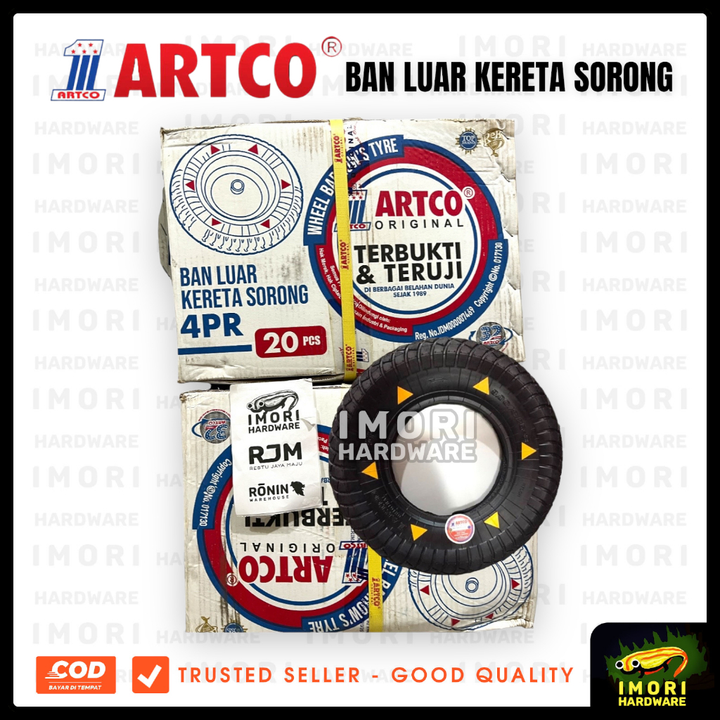 Jual ARTCO Ban Luar Kereta Sorong Gerobak Dorong Pasir Wheel Barrow ...
