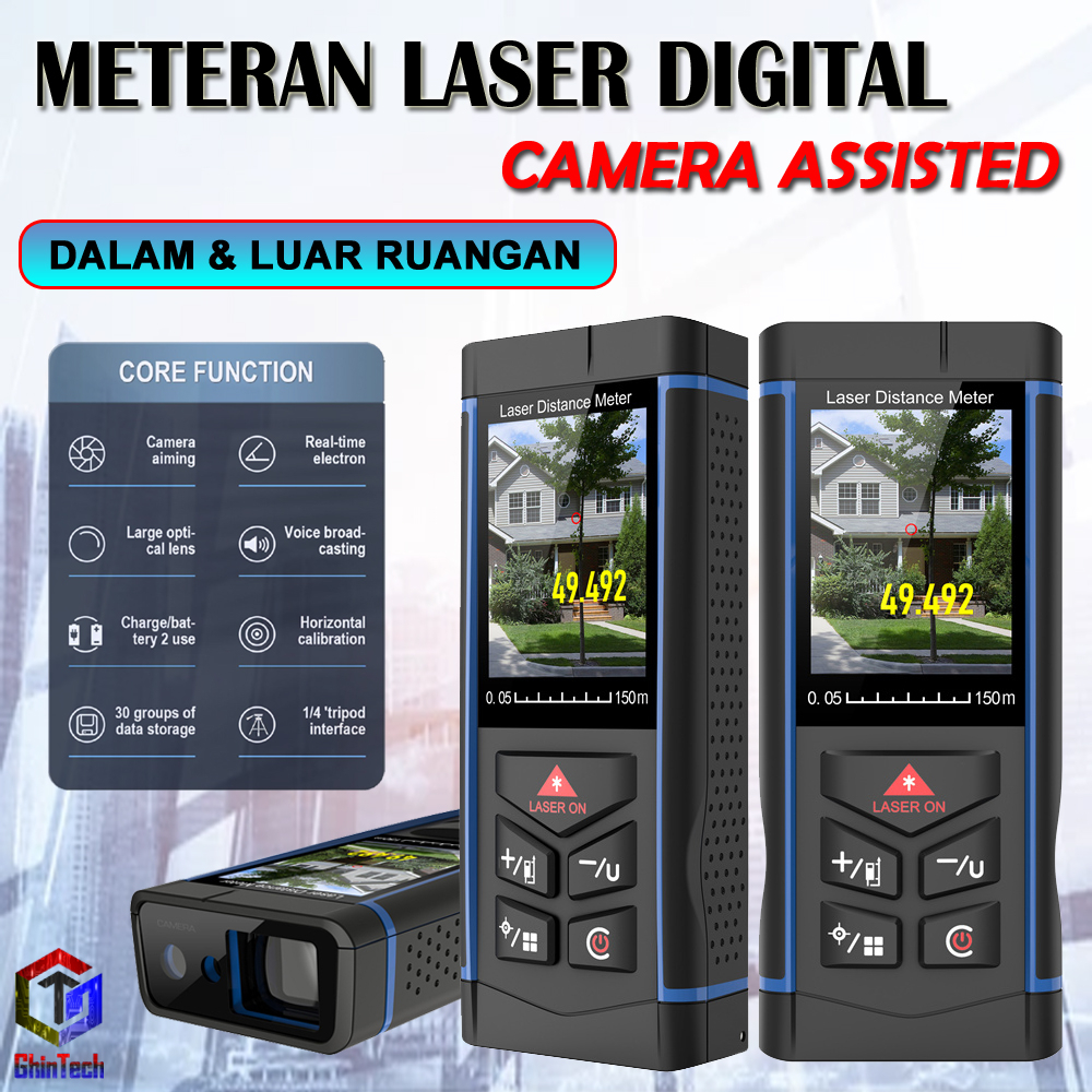 Jual Meteran Laser Kamera 100 M 150 M 200 M Distance Meter Camera ...